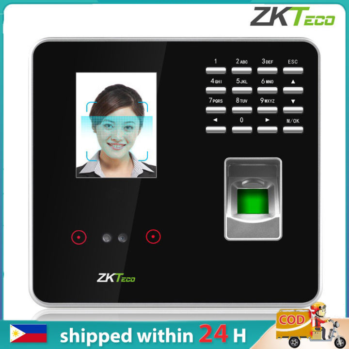 ZKTECO Biometric Face Recognition Fingerprint Time Attendance ...