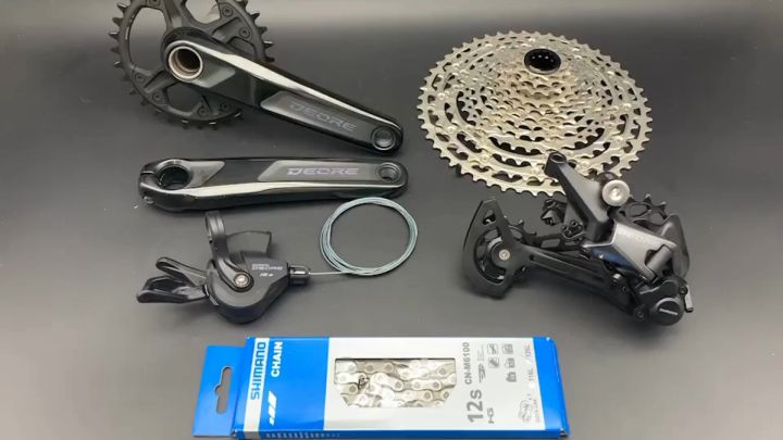 ชุดเกียร์ Groupset Shimano Deore 12 Speed รุ่น M6100 แบบจานใบเดียว 1×12 ...