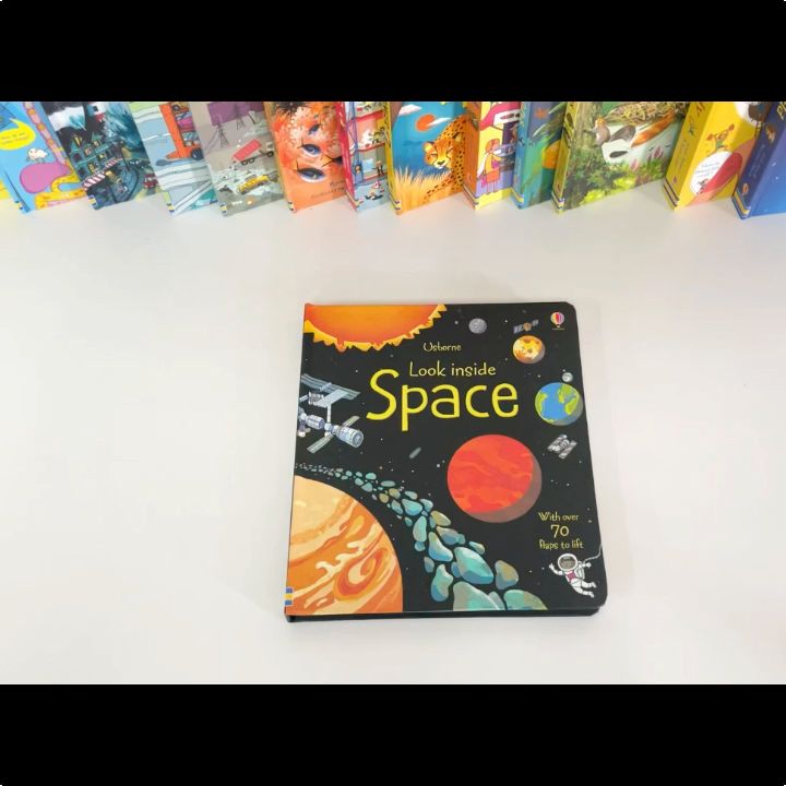 หนังสือภาษาอังกฤษ Usborne Look Inside Space Lift-The-Flap Interactive ...