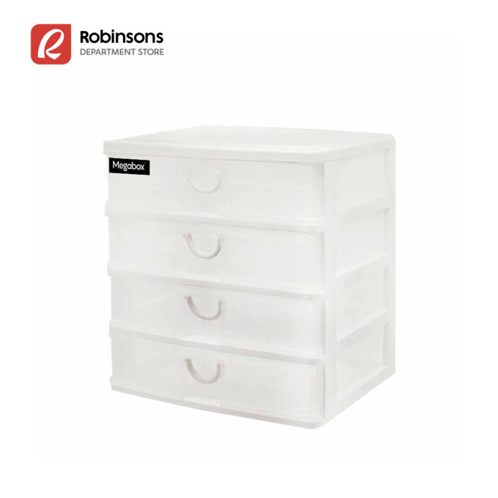 Megabox 4-Layer Drawer (White) | Lazada PH