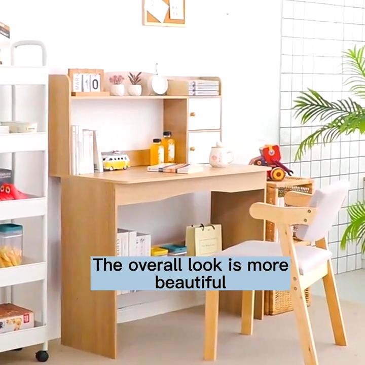 Computer Table Study Table With Bookshelf Writing Desk Student Desk ...