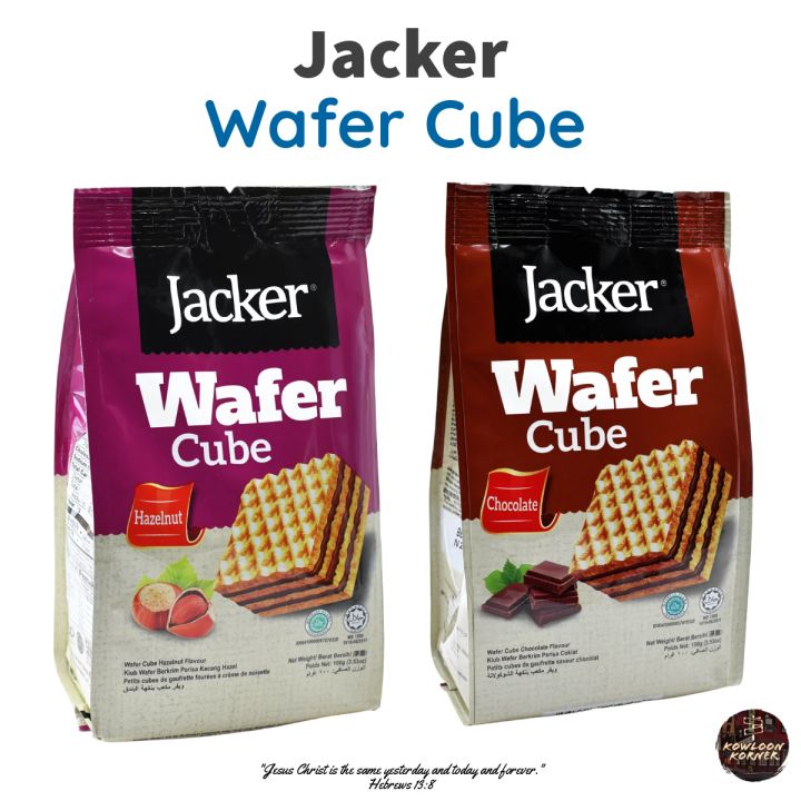 Jacker Wafer Cubes - Chocolate, Hazelnut 100g | Lazada PH