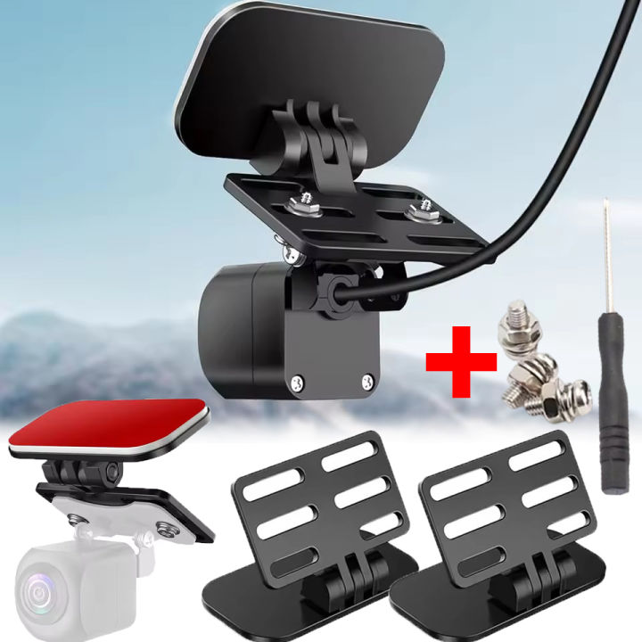 2Sets Universal Rear Camera Mounting Bracket Dash Cam Mirror Cam Backup ...
