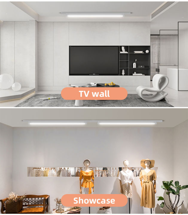 CANMEIJIA LED Linear Light Office Long Track Lights Rail Adjustable ...