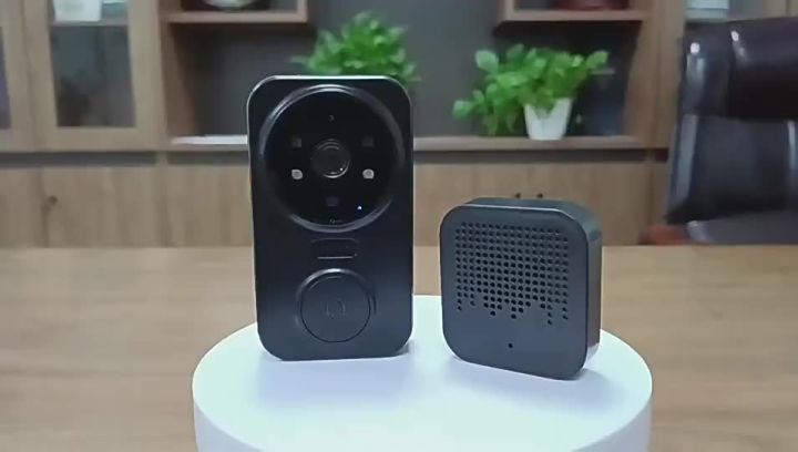 Loceng Pintu Video Tanpa Wayar Rumah Pintar, Pager Loceng Pintu ...