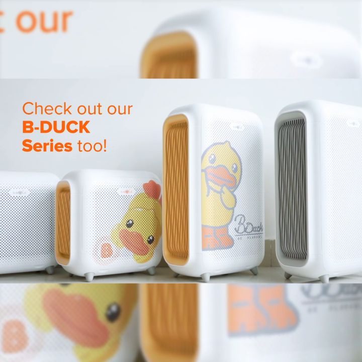 b-MOLA BM100-BD B-DUCK Medical Grade HEPA Filter Air Purifier for Home ...