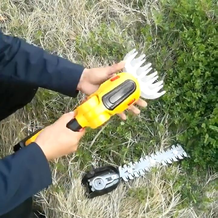 Pemangkas Pagar & Gunting Rumput Nirkabel 21V Baterai Termasuk ...