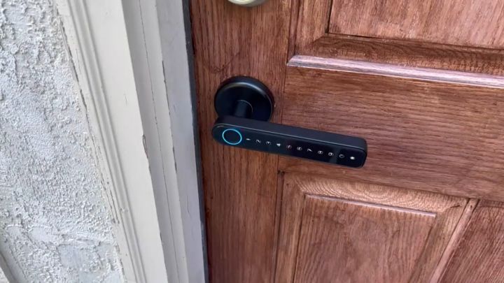 DMCI APPROVED Bluetooth Tuya Smart Door Knob Smart Lock Handle Smart ...