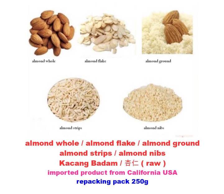 almond whole / almond flake / almond ground / almond strips / almond ...
