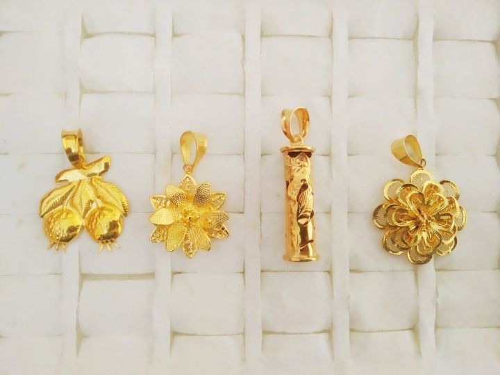 Liontin untuk kalung 1 sampai 3 suku Lapis mas MURNI 24k BONUS PACKING ...