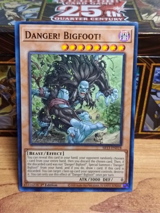 Danger! Bigfoot! (TCG) Yu-Gi-Oh Trading Card Game | Lazada PH