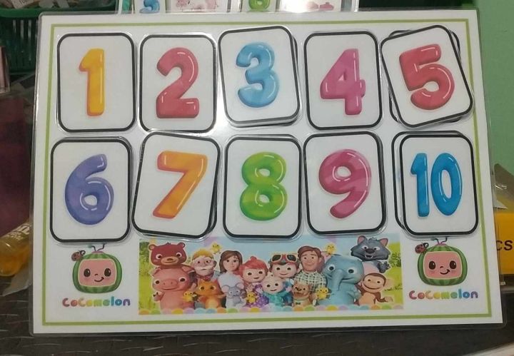 laminated activities 1-10 back to back tracing with a pen | Lazada PH