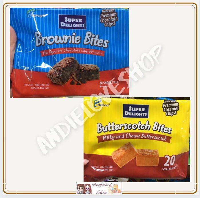Super delight ( Brownies Bites or Butter Scotch Bite) 20 pcs Per pack ...