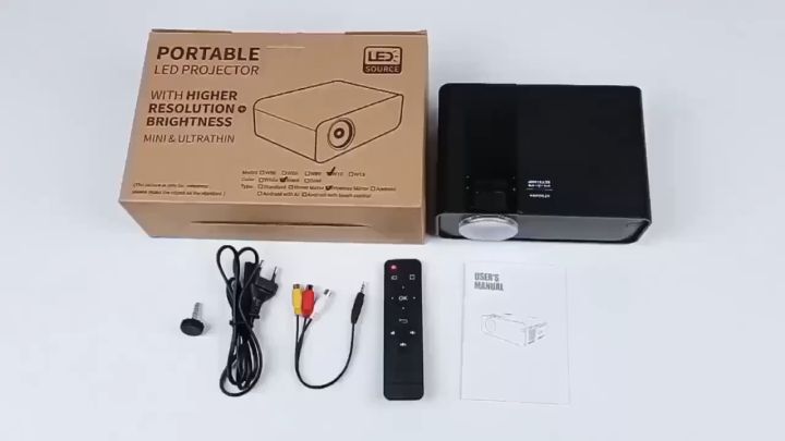 【FREE 2 GIFT】 LUMOS G86 PROJECTOR 6000 Lumens Projector 4K Ultra HD ...