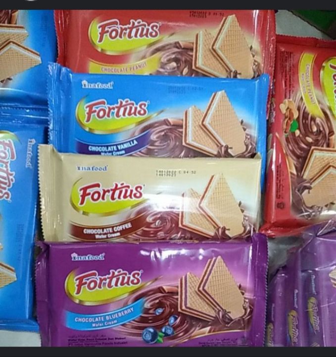 PROMO!!! WAFER FORTIUS 70 gram/ 15 PCS RANDOM ENAK RENYAH MANIS ...