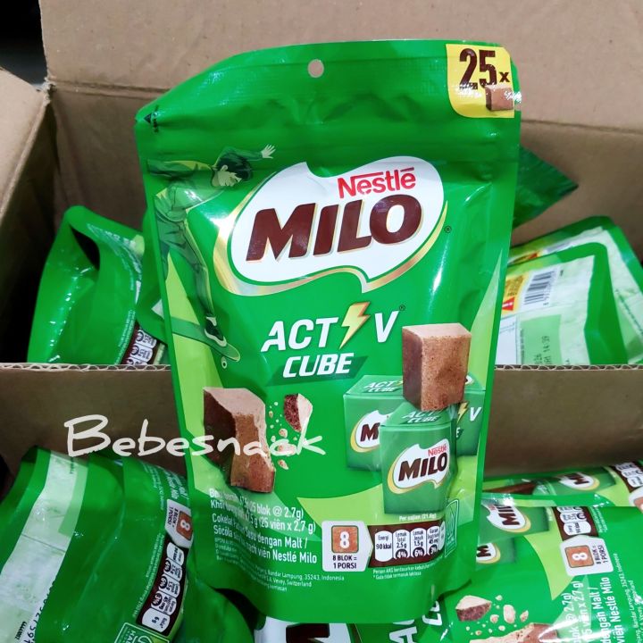 MILO ACTIV CUBE ISI 25PCS | Lazada Indonesia