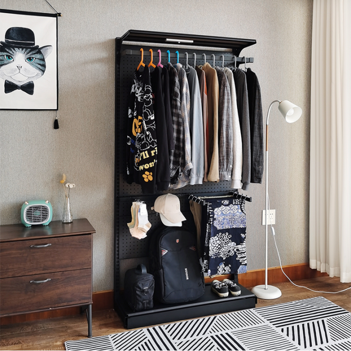 Xiaowu Metal Wire-Wrap Board Open Wardrobe Storage Simple Walk-in Shelf ...