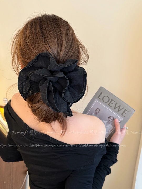 Ladies Large Size Lazy Spring Hair Ties Korean Style Head Ropes New ...