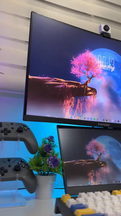 TVCON IPS Gaming Monitor for PC 27 inch Monitor 144HZ Monitors Monitor ...