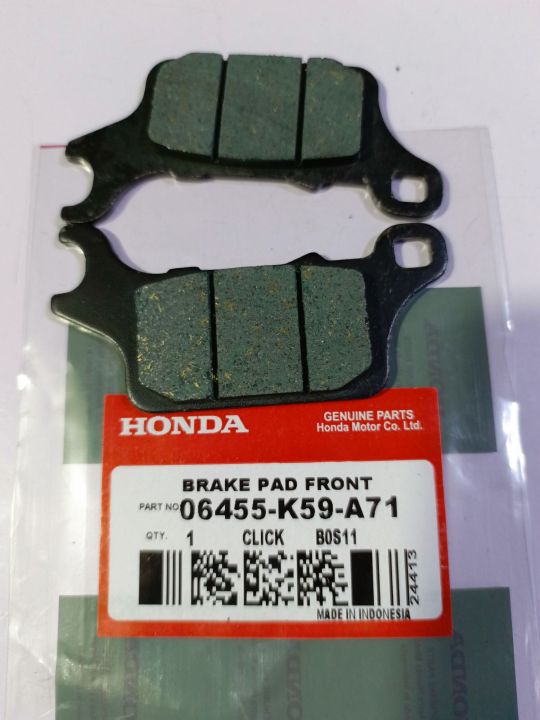 Honda brake pad click 125/150 front pad | Lazada PH