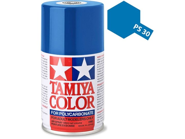 Tamiya Color for Polycarbonate PS-30 Brilliant Blue 86030 | Lazada PH
