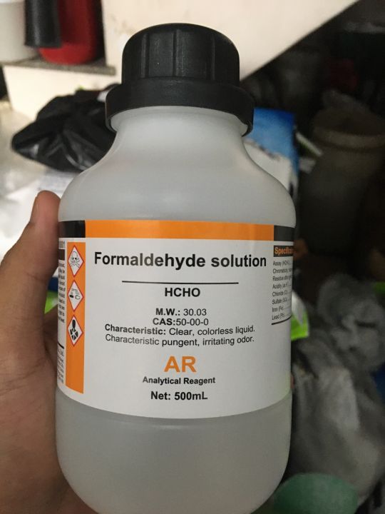 Formaldehyde ( formol , formalin ) HCHO 37-30 % chai 500ml | Lazada.vn