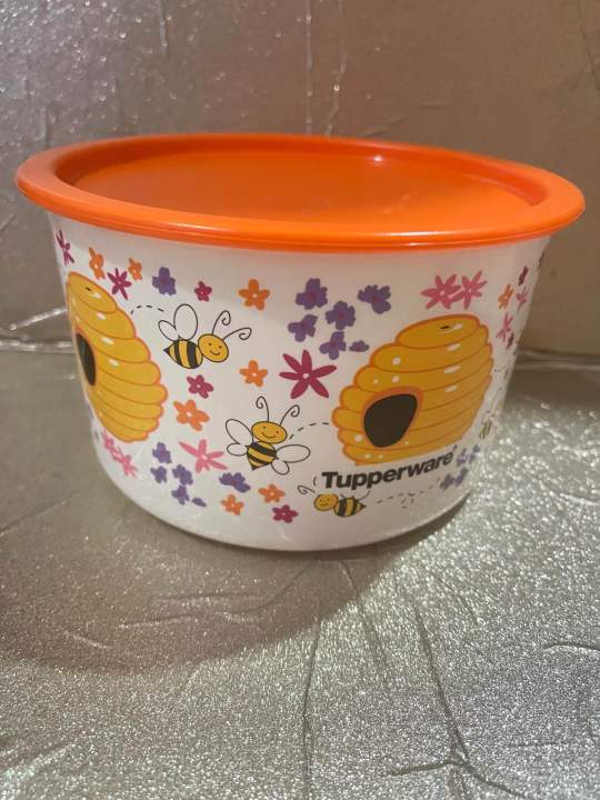 Tupperware one touch topper 1.4L - honey bee | Lazada