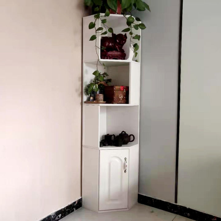 Corner Cabinet Triangle Corner Storage Rack Corner Living Room Corner ...