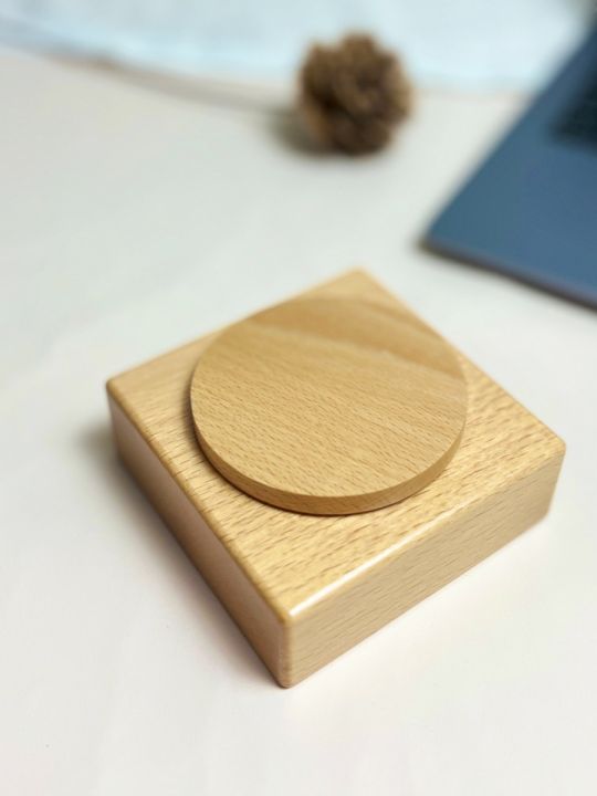 DIY Rotate Base Music Box Sky City Music Box Qianhe Qianxun Hand Office ...