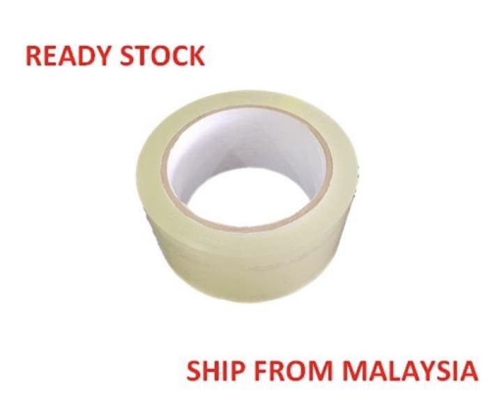 *Ready Stock* OPP Tape Transparent(Clear) 48mm X 90 Yard (80meter ...