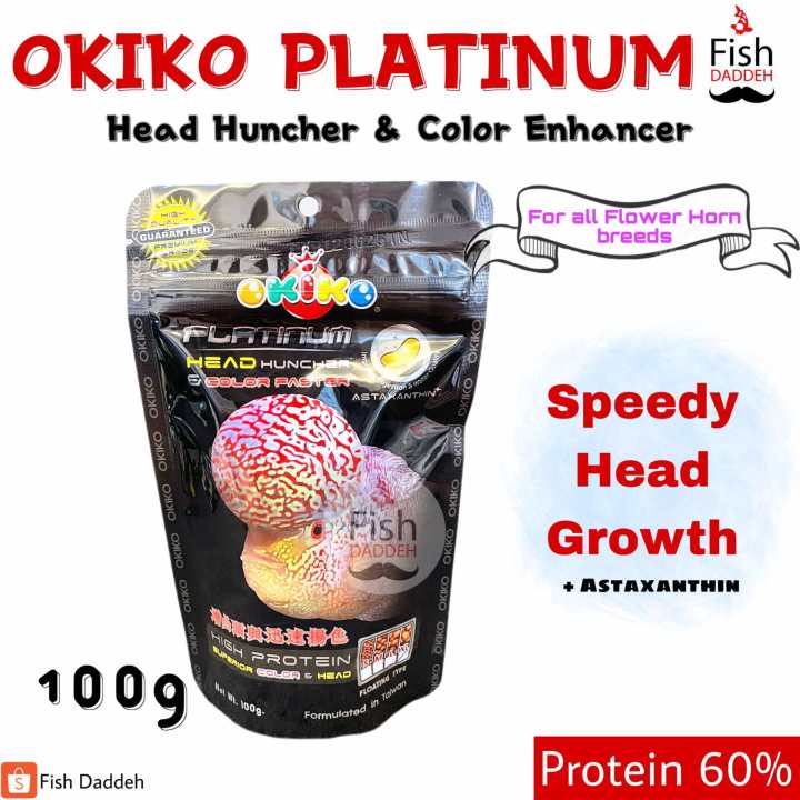 Okiko Platinum Fish Food | Topka 9.9 100g | Lazada PH