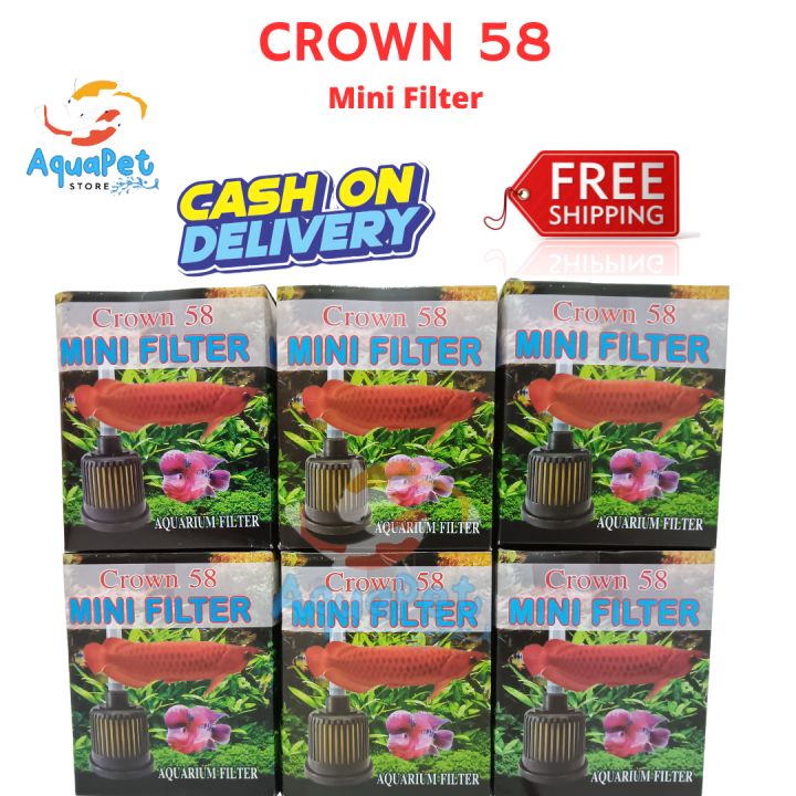 Filter Aquarium Mini Filter Crown 58 Aquascape | Lazada Indonesia