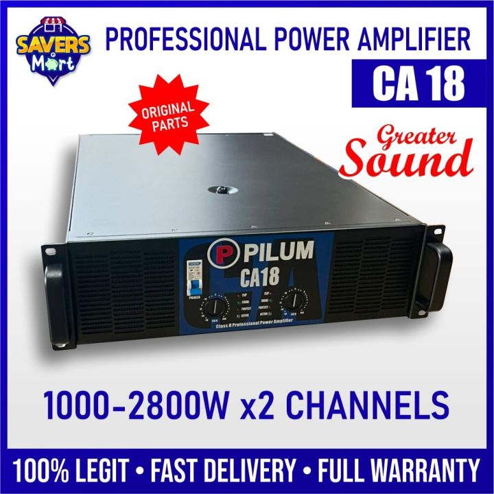 Original CA18 Professional Power Amplifier / 1000-2800W / Two Channels ...