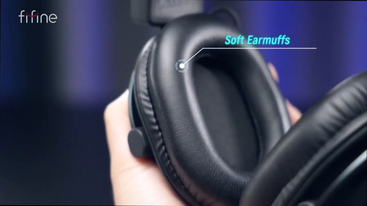 Fifine H8 Gaming Headset Black หูฟังเกมมิ่ง (รับประกันสินค้า 1 ปี) By ...