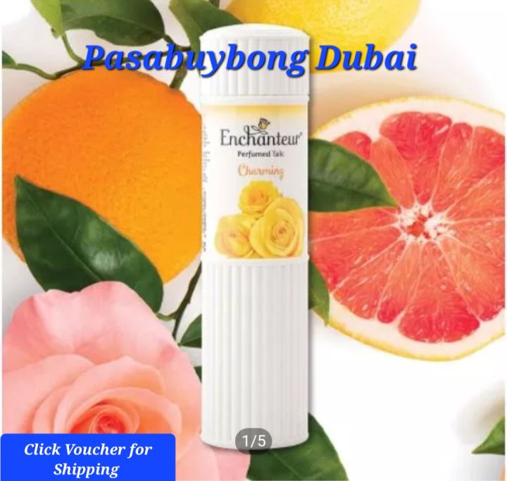 Enchanteur Charming 250g Talc Fragrance Powder Dubai UAE | Lazada PH