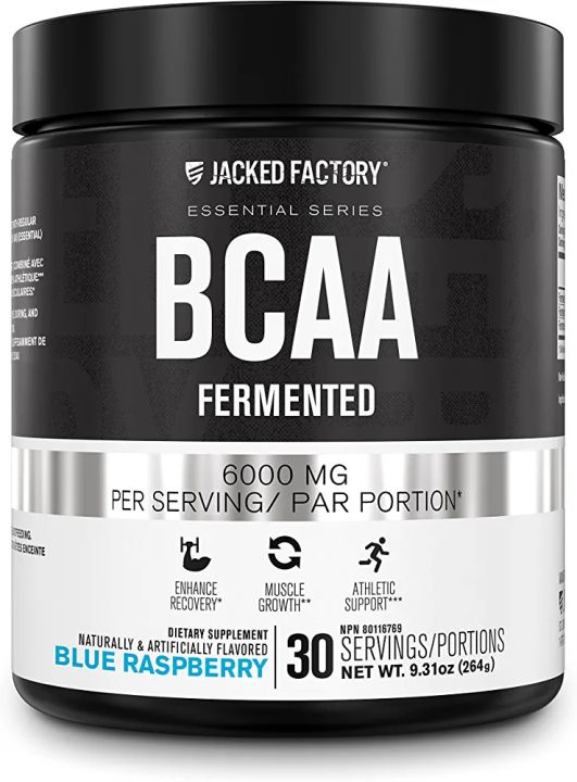 Jacked Factory Fermented BCAA. UNFLAVORED. 30 Servings. DENTED BUT ...