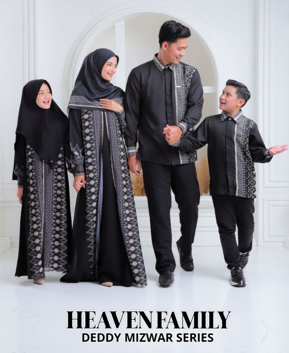 Heaven Family Black Sarimbit Terbaru 2024 by lubi | Lazada Indonesia