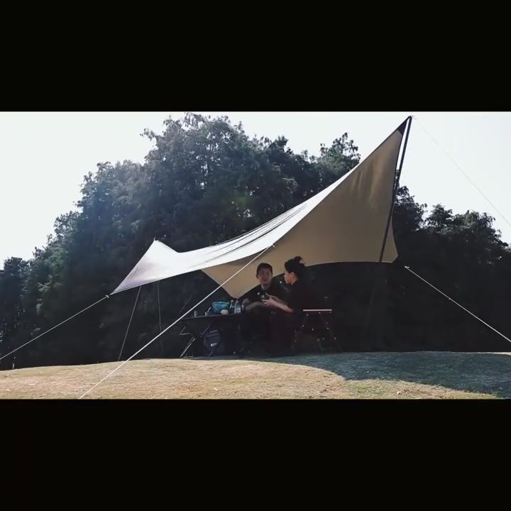 KEEPHIKE vinyl canopy tent outdoor portable camping equipment camping ...