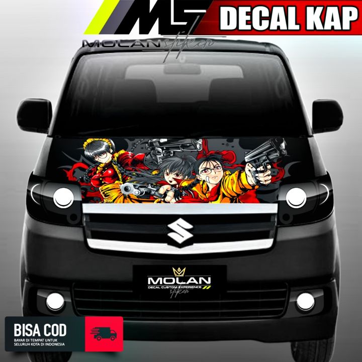 Decal Sticker Striping Variasi Kap/Kabin Suzuki APV - Decal Kabin Depan ...