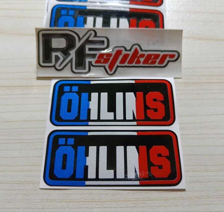 Sticker shock Ohlins cutting stiker shock motor | Lazada Indonesia