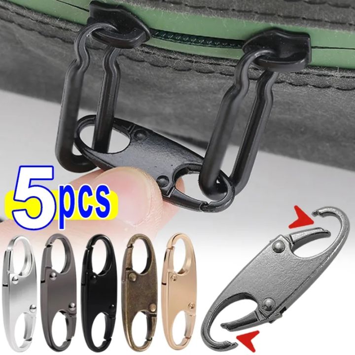 5Pcs High Quality Zipper Head Spring Lock Figure-eight Button ...