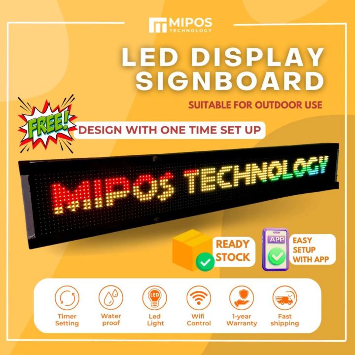 LED Display Sign Board Outdoor Running Message WATERPROOF/ Display SIGNBOARD/ LED Display System ...