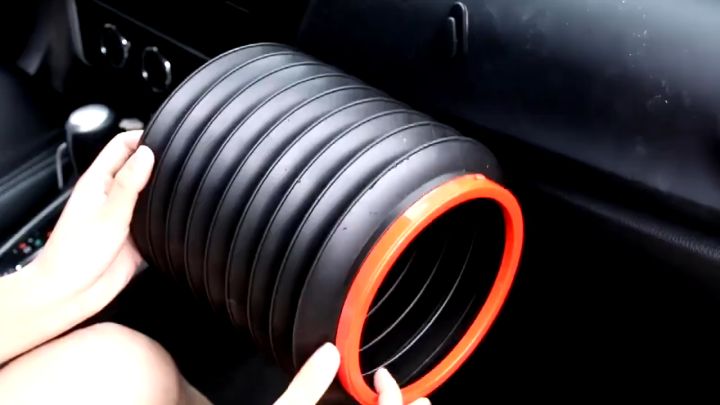 Car Folding Busket Bin Car Container Barrel Trash Magic Foldable Bin ...