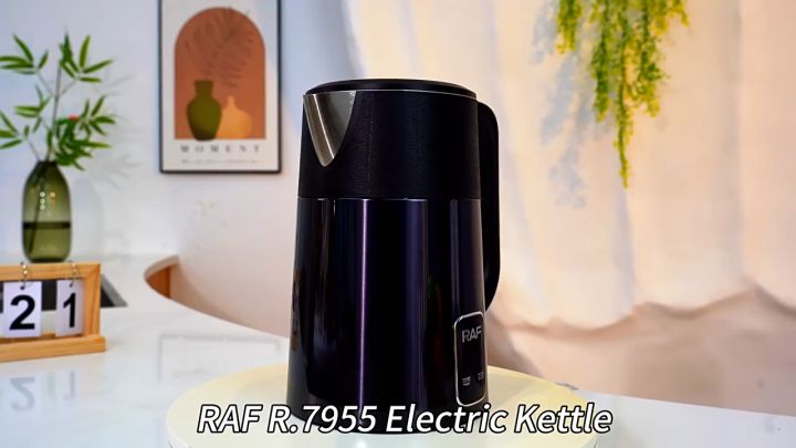 RAF กาต้มน้ำไฟฟ้า กาน้ำร้อน 2.5Lความจุสูง กาต้มน้ำไฟฟ้ 1800W 304าสแตนเลส กาต้มน้ำ โนมัติประหยัด ...