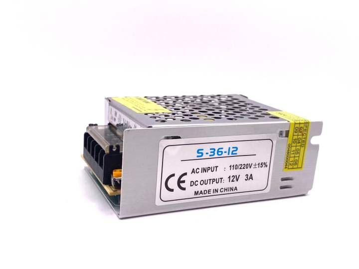 Power supply S-36-12 AC INPUT : 110/220V土15% DC OUTPUT: 12V 3A new ...