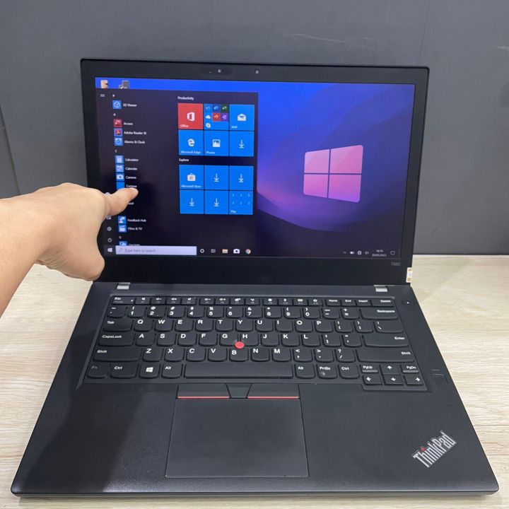 LAPTOP LENOVO THINKPAD T480 RAM 32 GB SSD 512 GB LAYAR TOUCHSCREEN ...