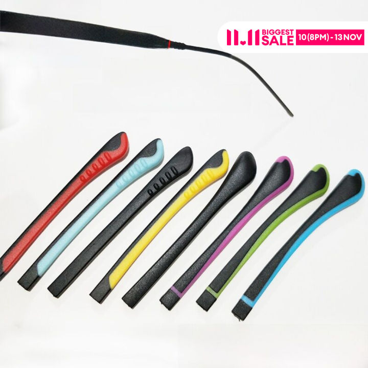 Glasses Temple Tips Flat Hole Metal Mirror Leg Accessories Tungsten ...