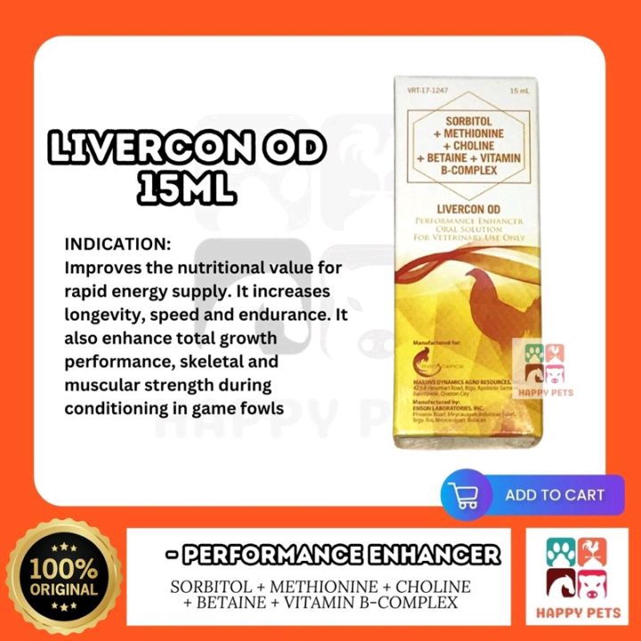 Livercon OD 15ML - Performance Enhancer | Lazada PH