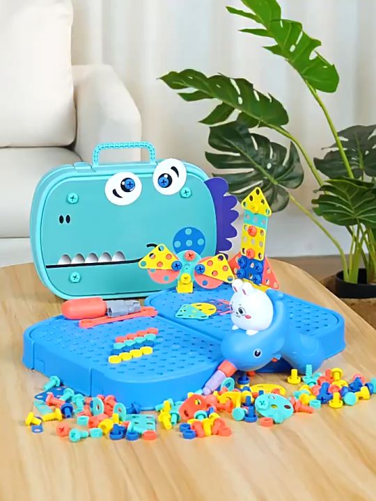 Kotak Peralatan Sekrup Simulasi/Pembongkaran Manual Bor Listrik DIY/Bor ...