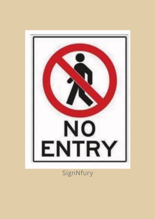 No Entry Signage | Lazada PH